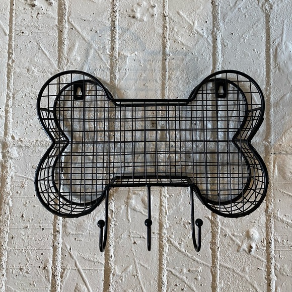 Wall Decor | Dog Bone Hooks With Storage | Poshmark